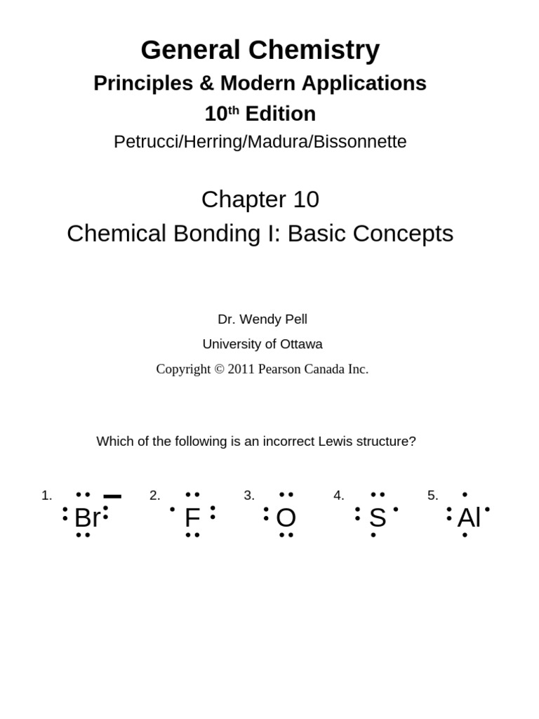 Chapter 10crs 10ed | PDF | Molecules | Valence (Chemistry)