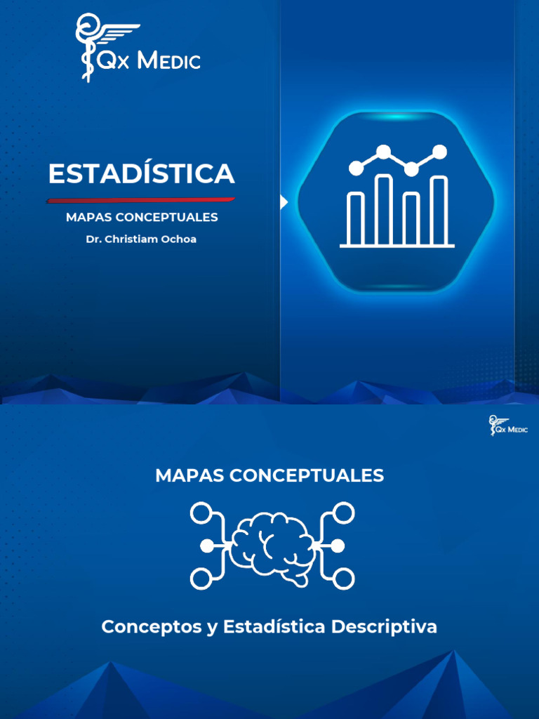 PI24 - ESTADÍSTICA - MAPAS CONCEPTUALES | PDF | Estadísticas | Probabilidad