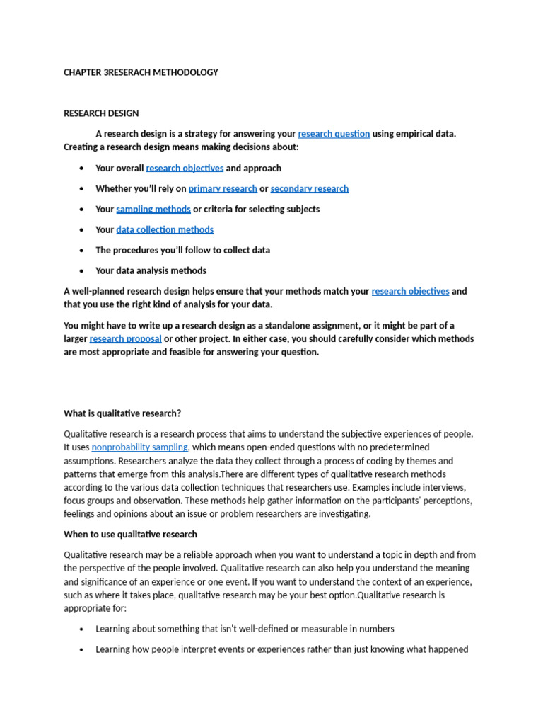 How To Develop Research Methodology | PDF | Qualitative Research ...