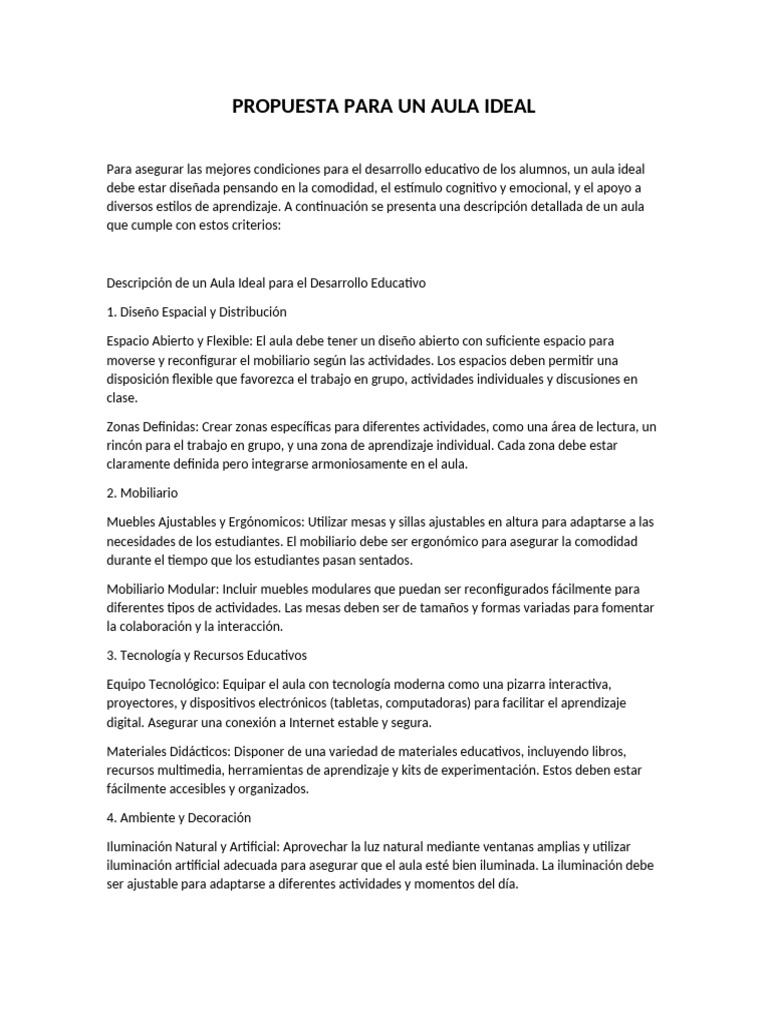 Aula Ideal | PDF | Salón de clases | Mueble