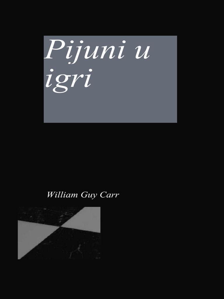 Carr - PIJUNI U IGRI | PDF