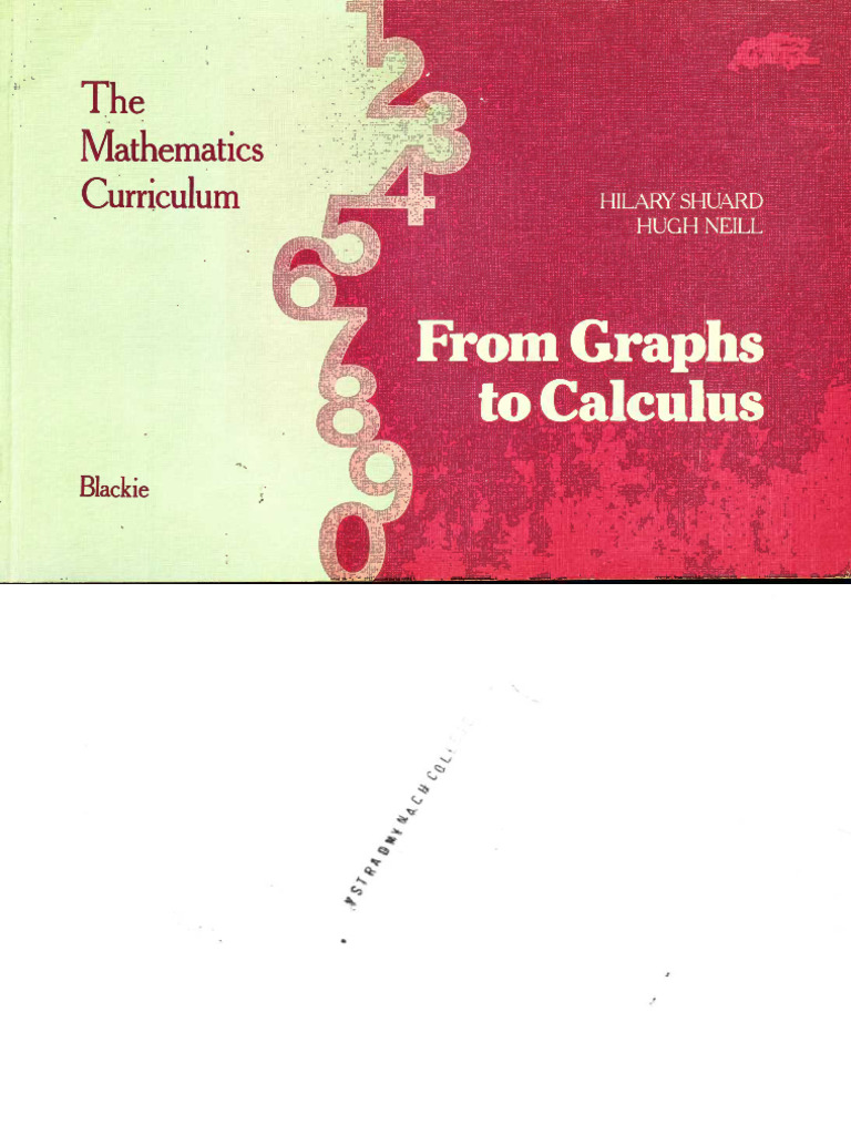 From Graphs To Calculus | PDF | Integral | Function (Mathematics)