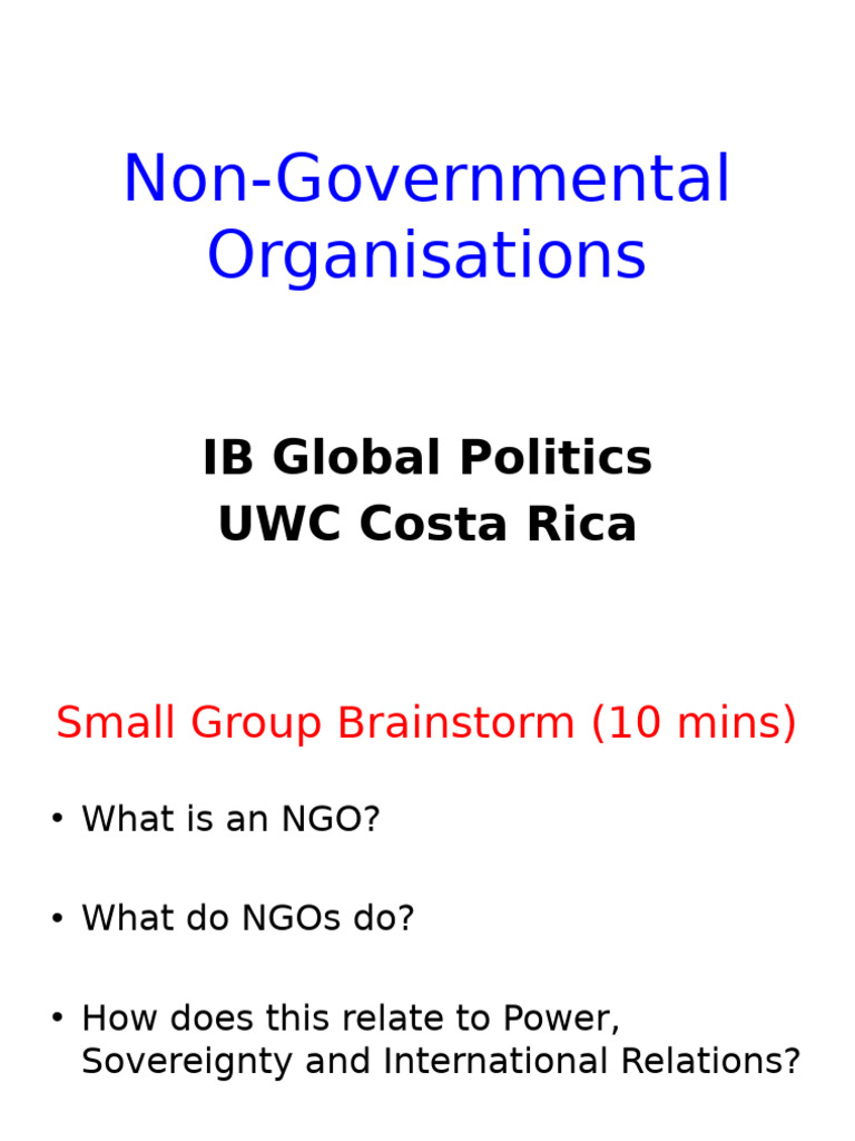 Irc Presentation Ngos | PDF | Non Governmental Organization