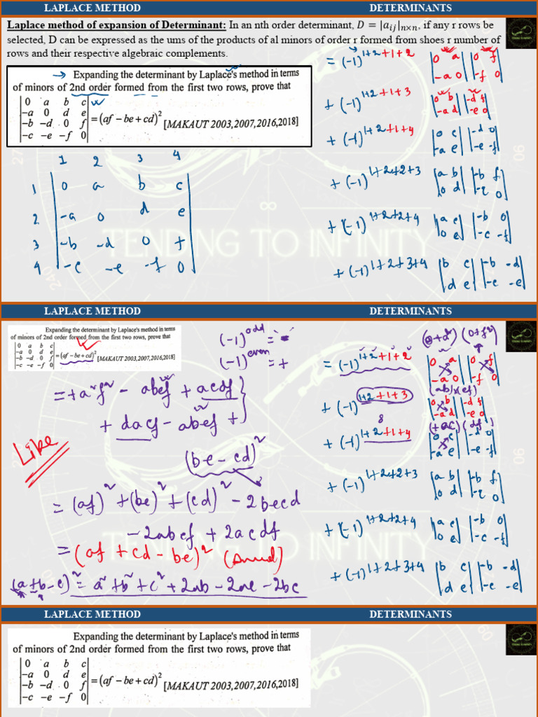 Laplace Method | PDF