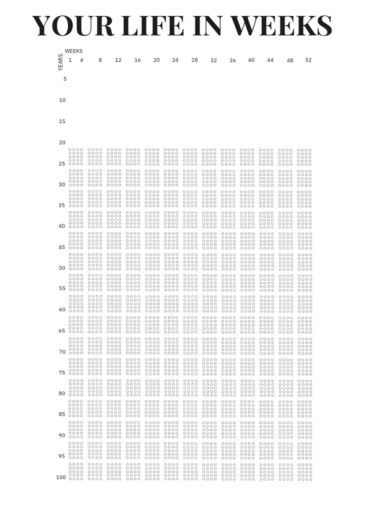 My Life in Weeks | PDF