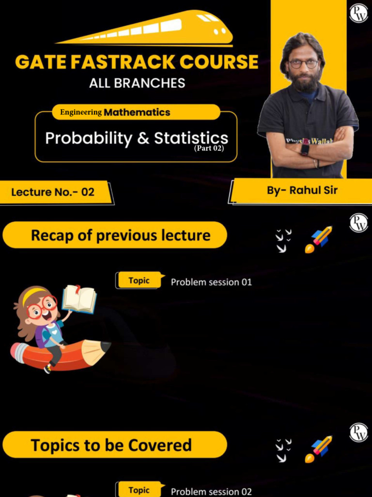 Probability and Statistics | PDF