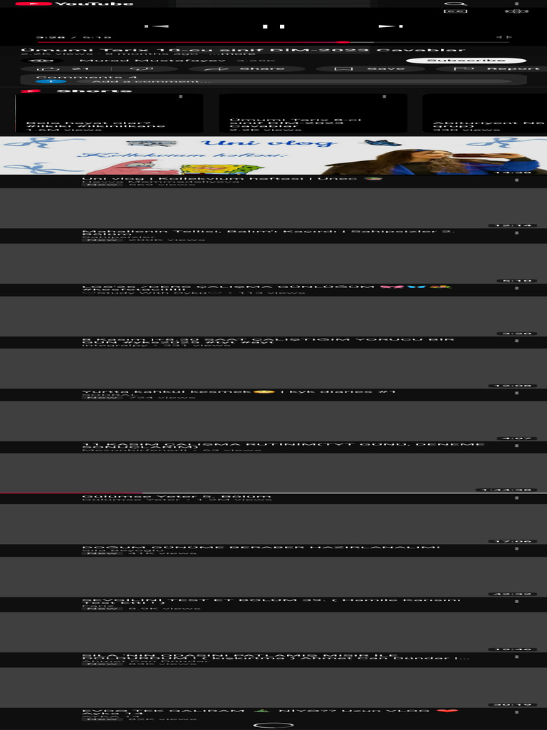 Ümumi Tarix 10-cu sinif DİM-2023 Cavablar - YouTube | PDF