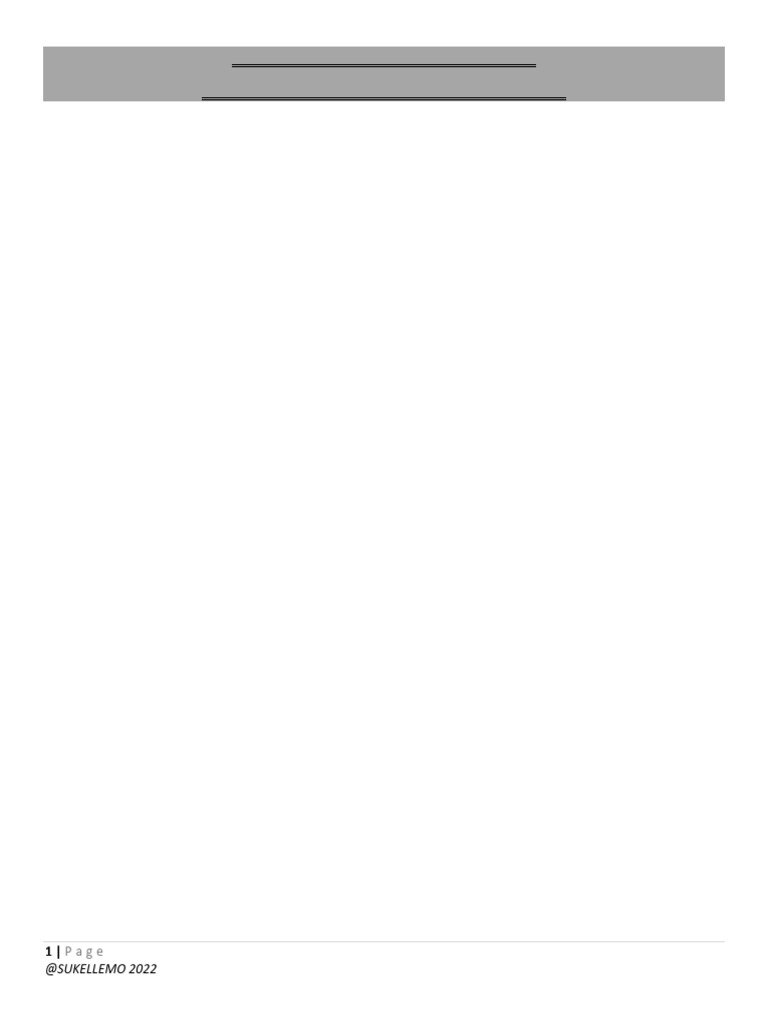 Sukellemo June 2022 Geo Pp2 Ms | PDF | Coffee | Logging