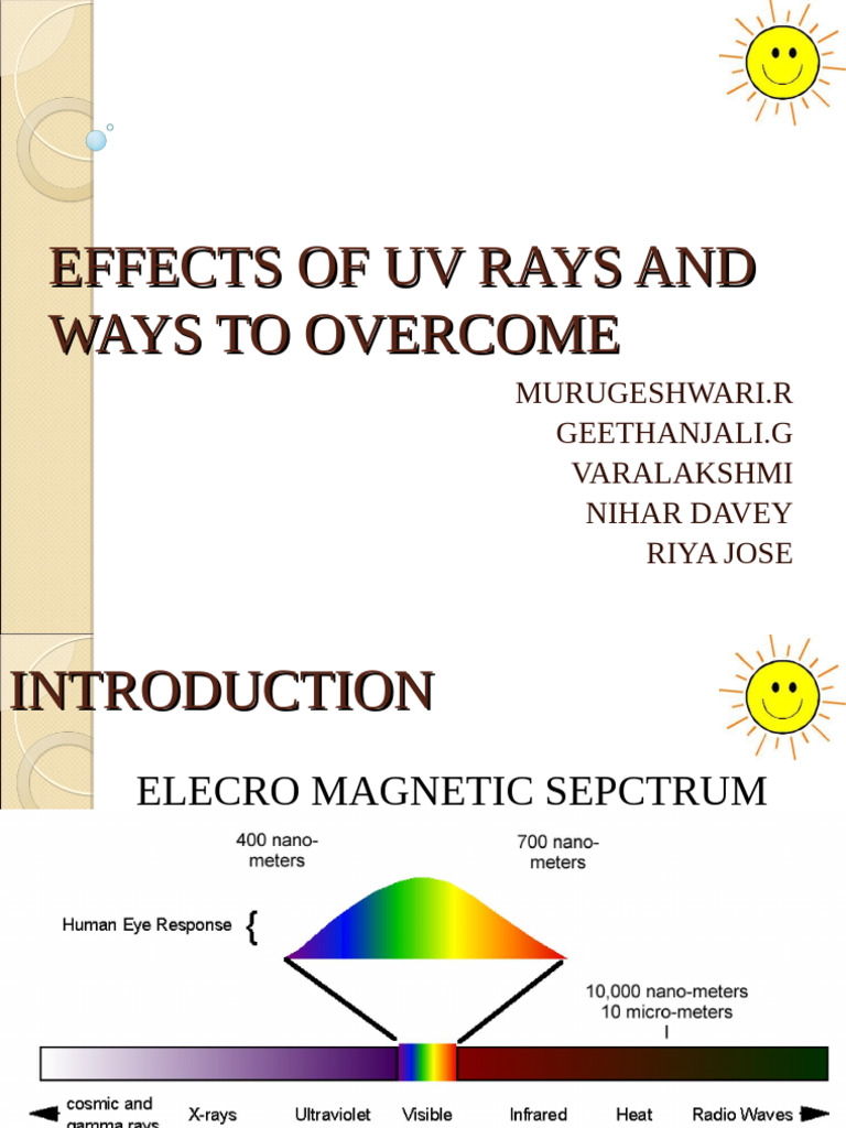 Effects of Uv On Eyes and Ways To Overcome | PDF | Ultraviolet | Light