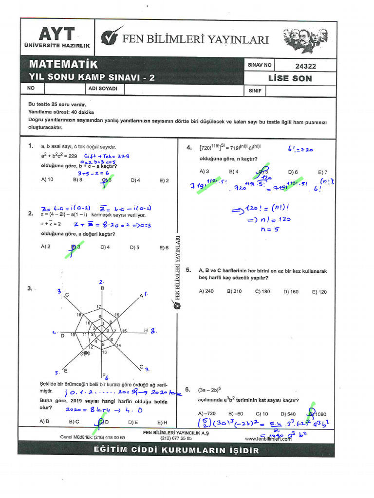 AYT .MAT KAMP.4 | PDF