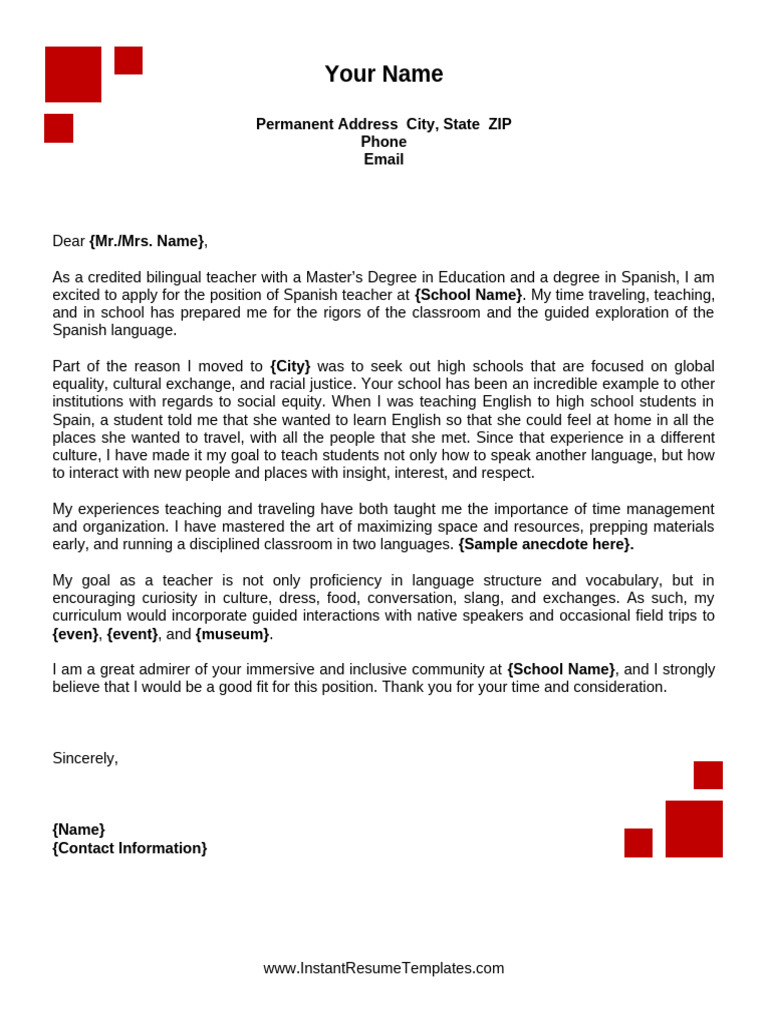 Study Abroad Cover Letter | PDF