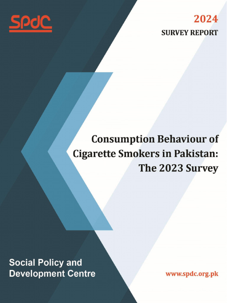 6746b09f0446d-SPDC-2023 Survey Report | PDF | Tobacco Smoking | Addiction
