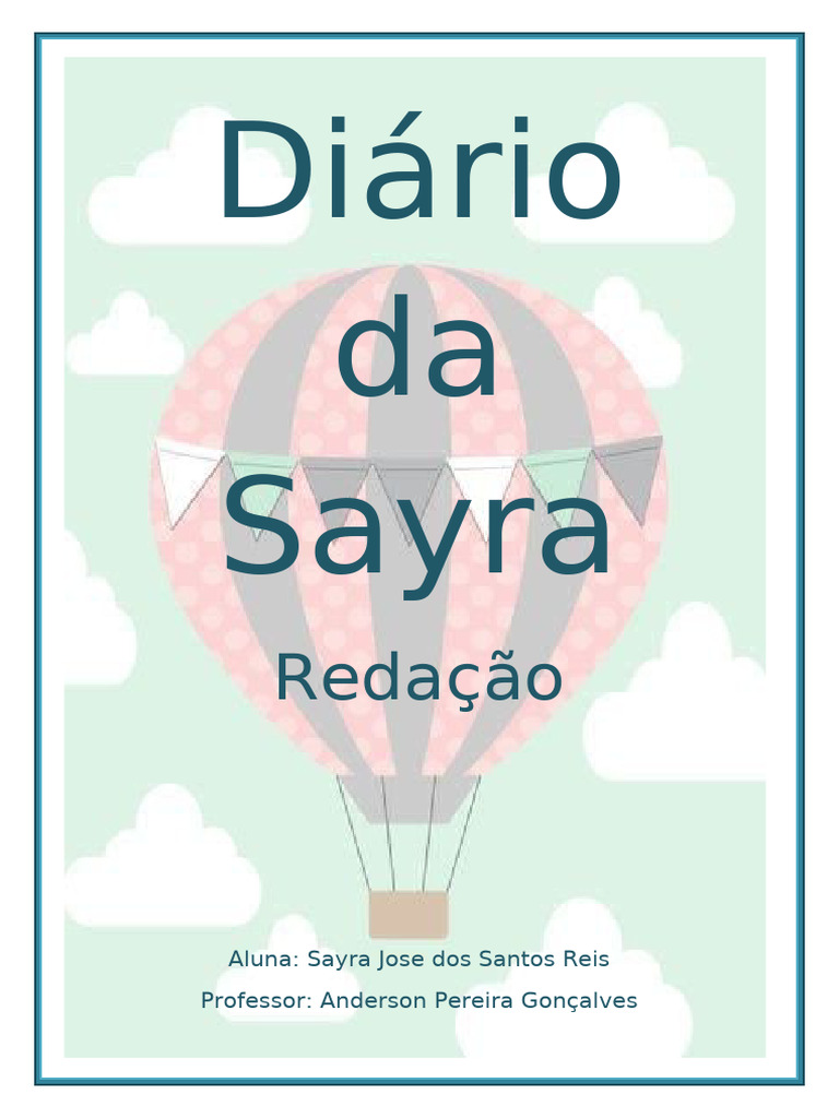 Diário Da Sayra | PDF