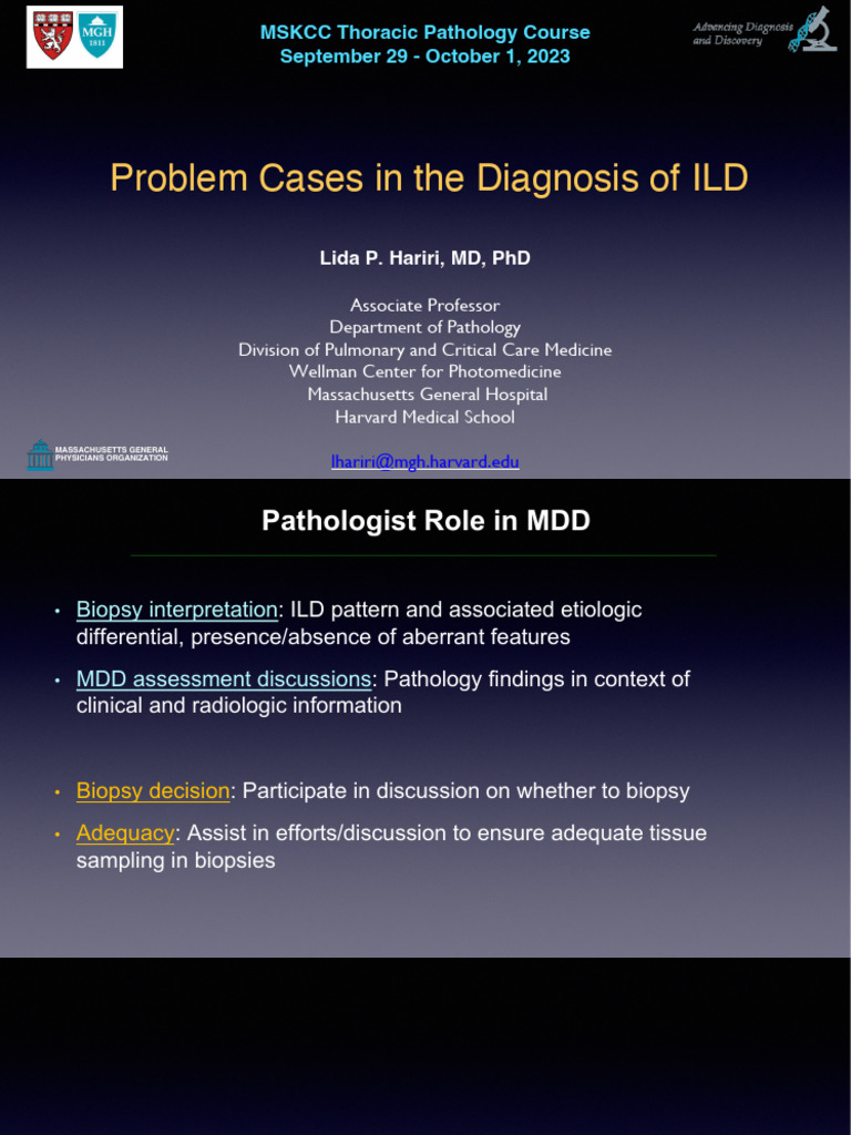 Diagnosing ILD: Case Studies and Insights | PDF | Medical Specialties | Causes Of Death