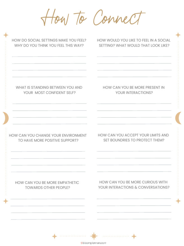 Bloom Daily Planners - How To Connect | PDF