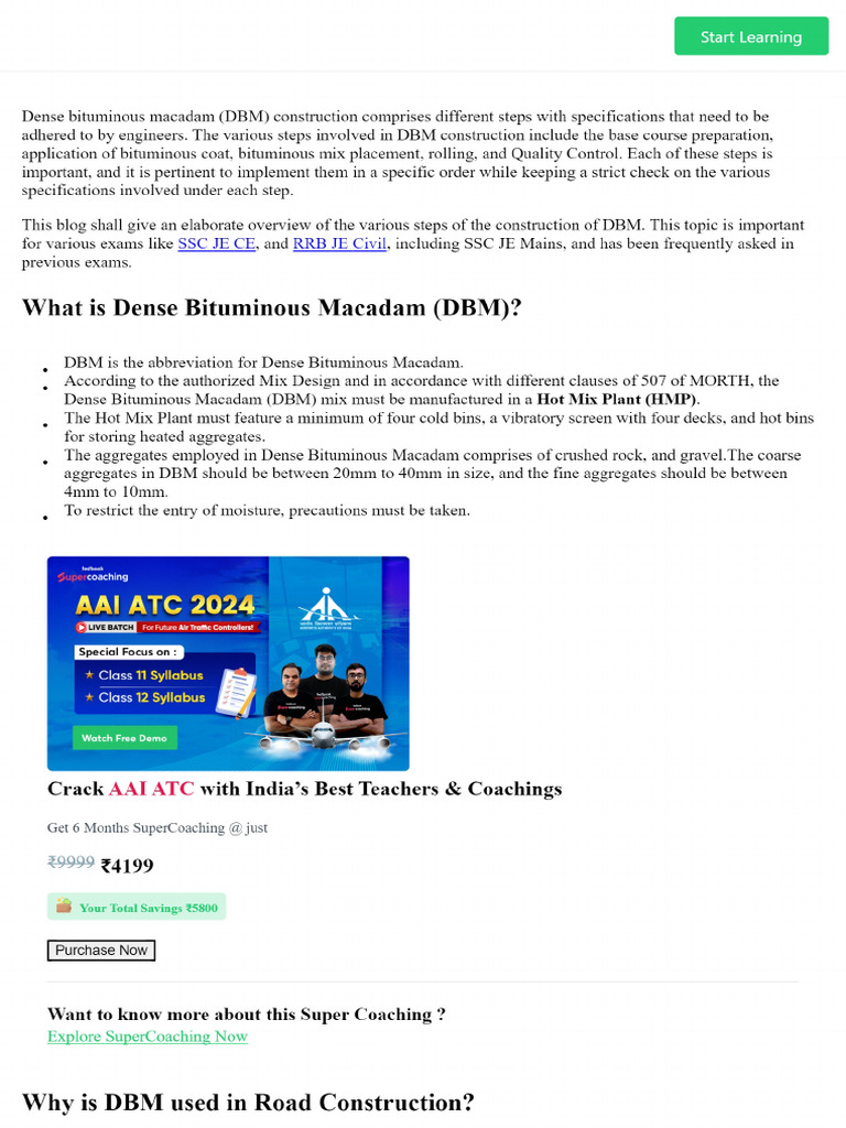 An insight into various steps involved in the construction of DBM | PDF