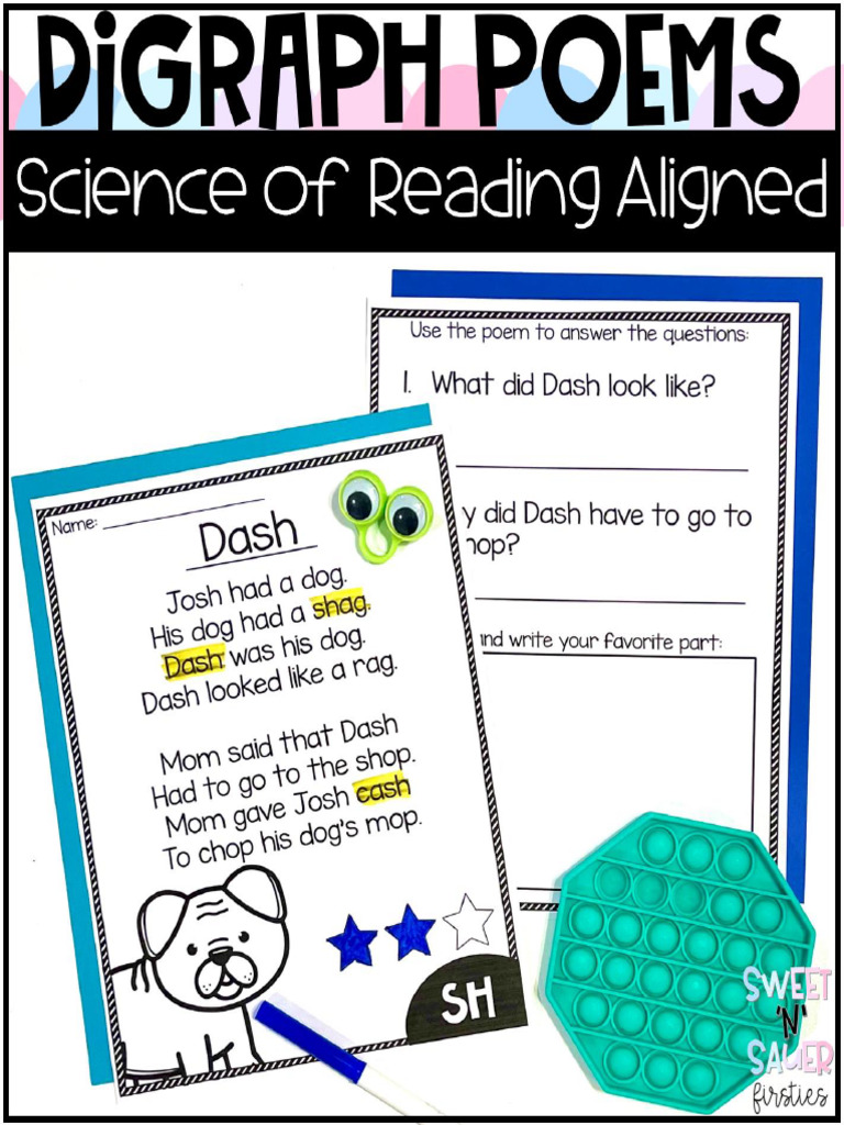 3 - Decodable Digraph Science of Reading Aligned Poems | PDF | Phonics ...