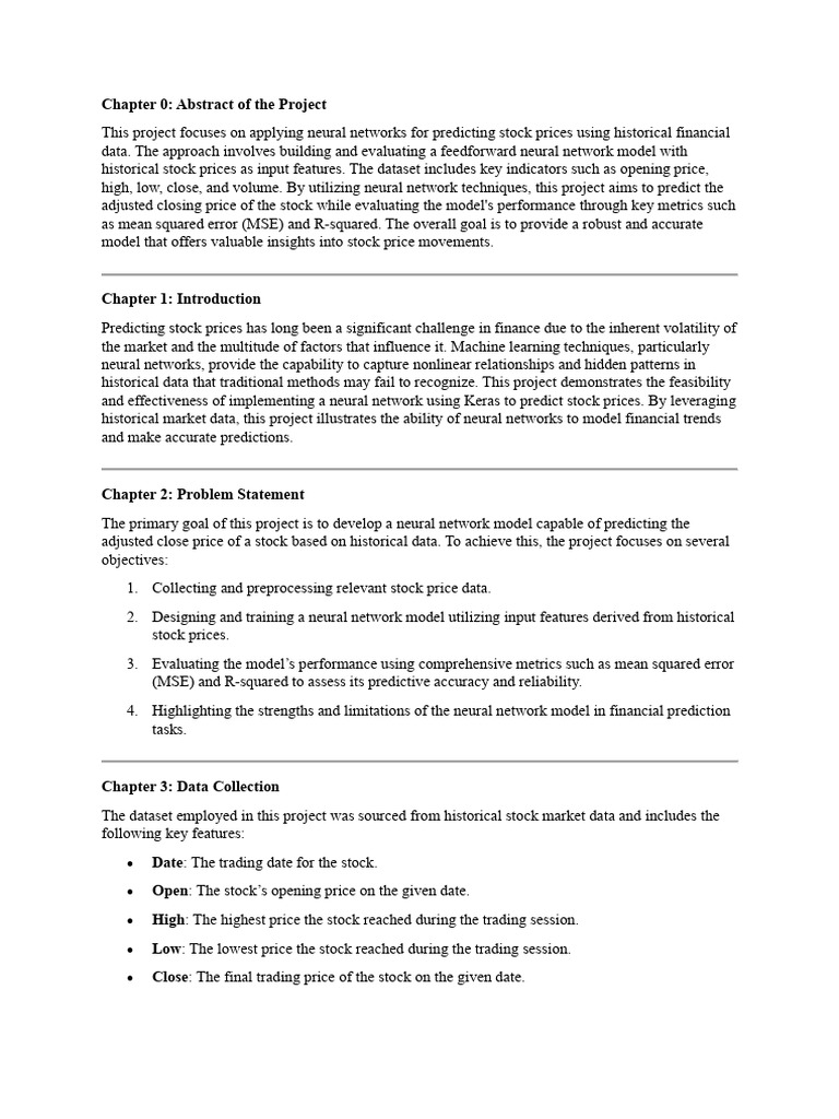 BA TERM 2 PROJECT | PDF | Artificial Neural Network | Errors And Residuals