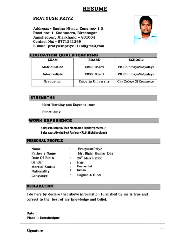 Pratyush resume | PDF