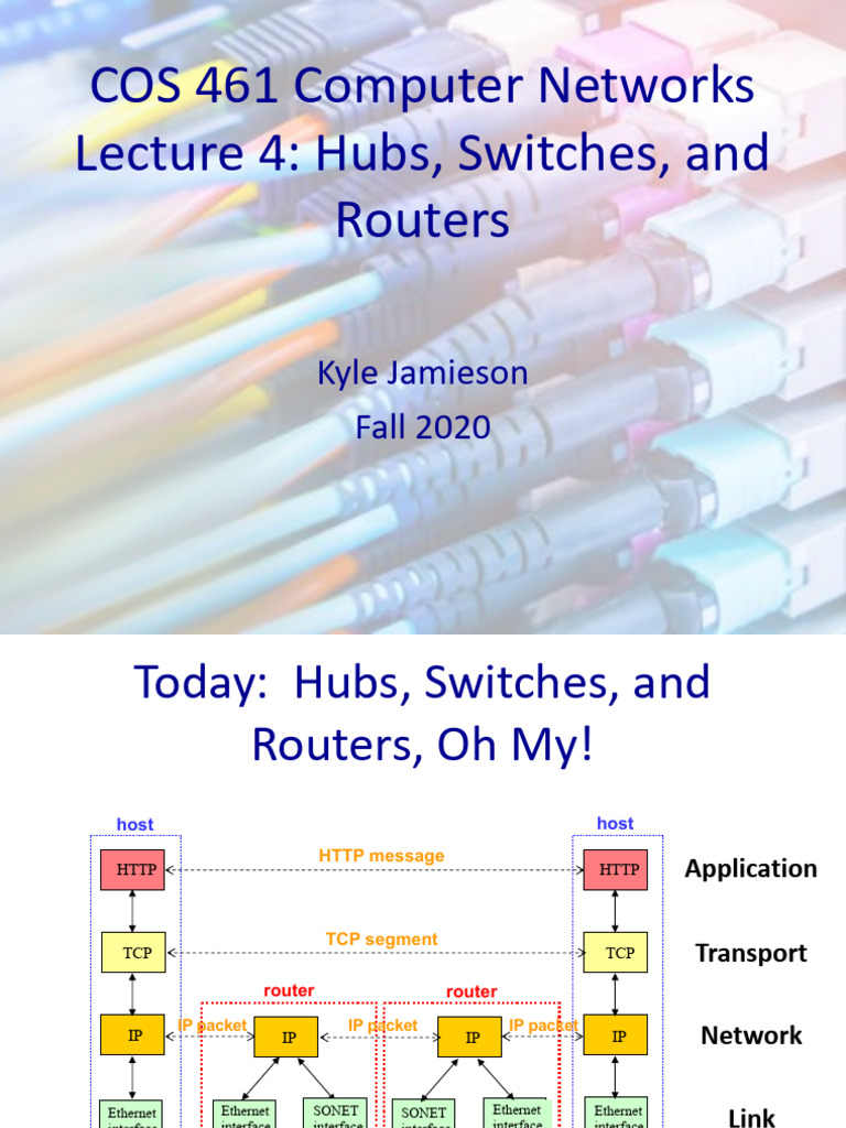 lec04-routers | PDF | Network Switch | Computer Network