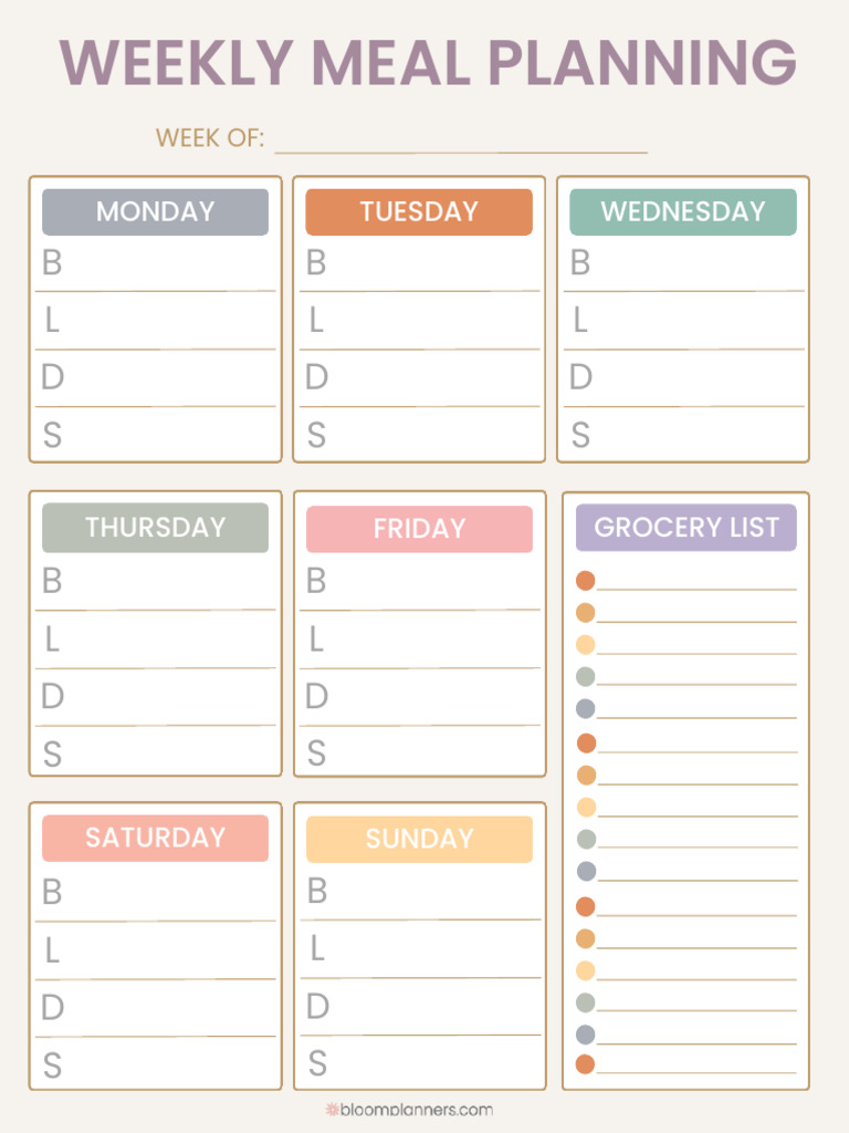 weekly_meal_planning | PDF