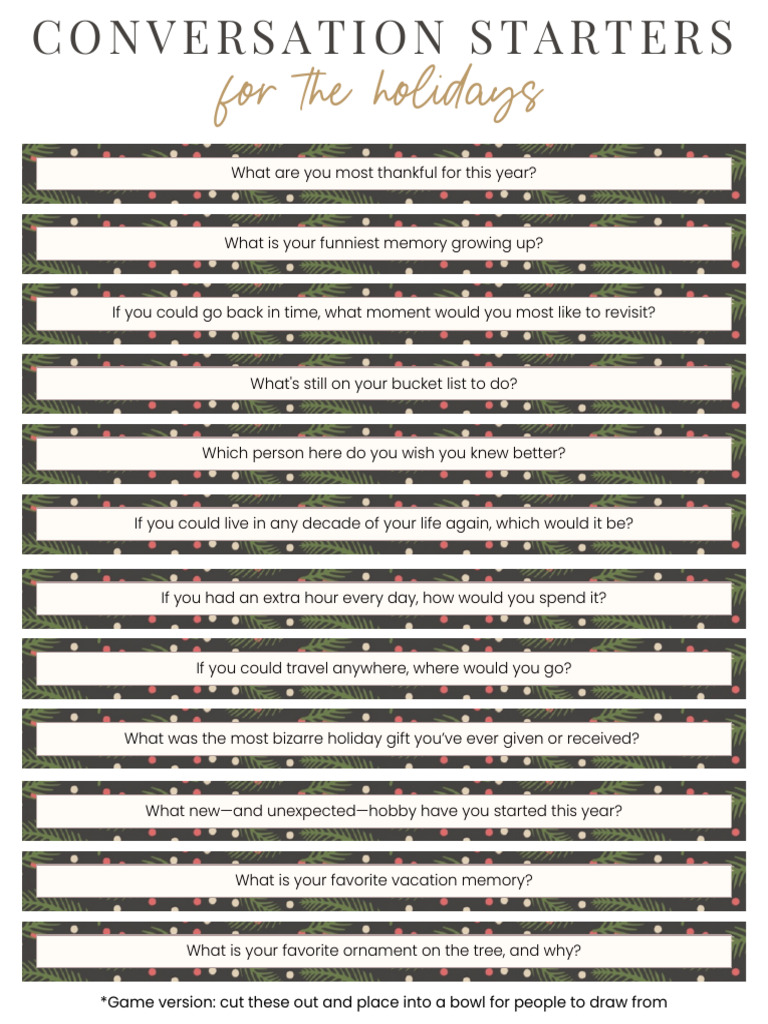 Conversation_Starters | PDF