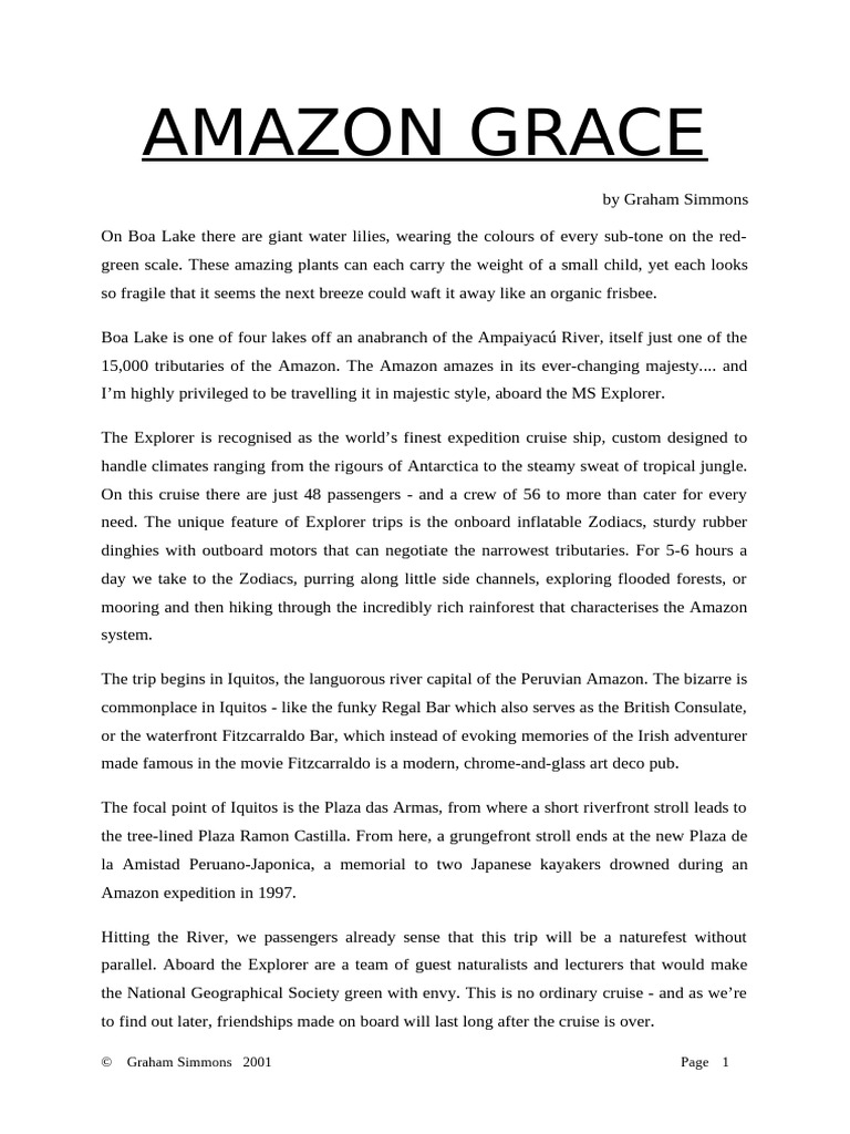 Amazon | PDF | Amazon River