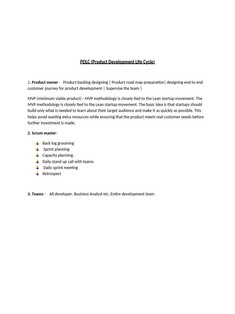 PDLC - Relatd Knowledge | PDF