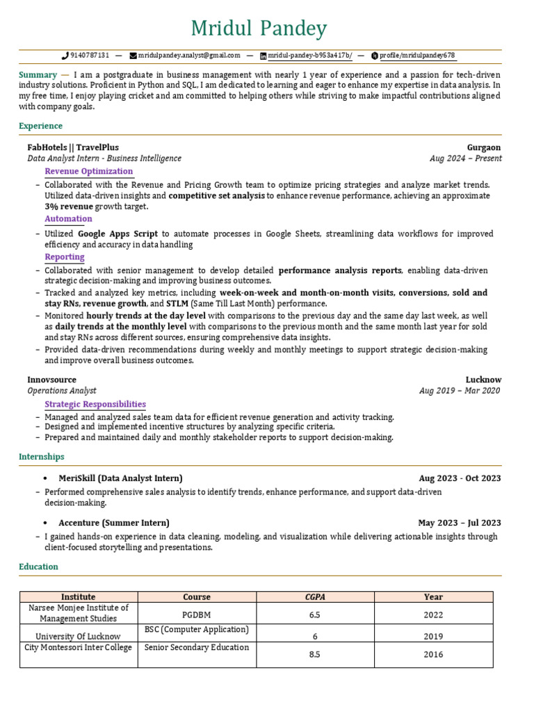 Mridul_Pandey_BI | PDF | Databases | Data Analysis Mridul_Pandey_BI | PDF | Databases | Data Analysis