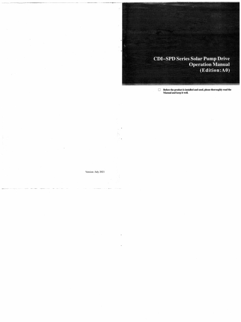 SPD User Manual | PDF