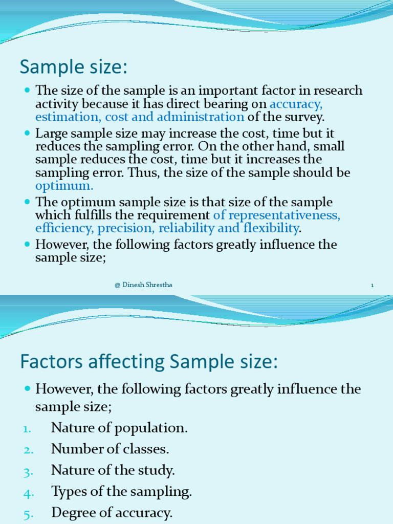Unit 1 Sampling Distribution And Estimation Part 3 Pdf Sample Size Determination Standard