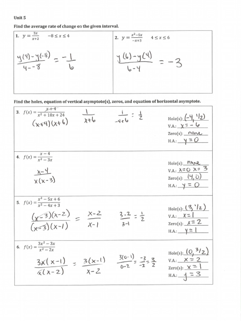 Unit 5 Midterm Review Key | PDF