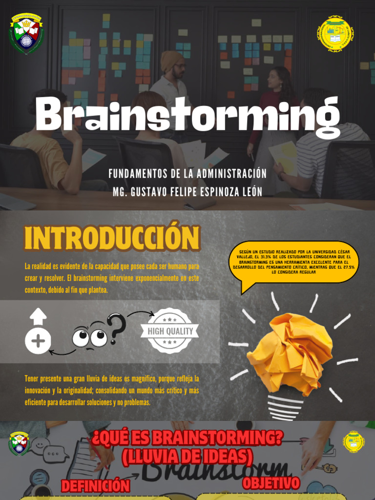 Brainstorming | PDF | Lluvia de ideas | Turismo