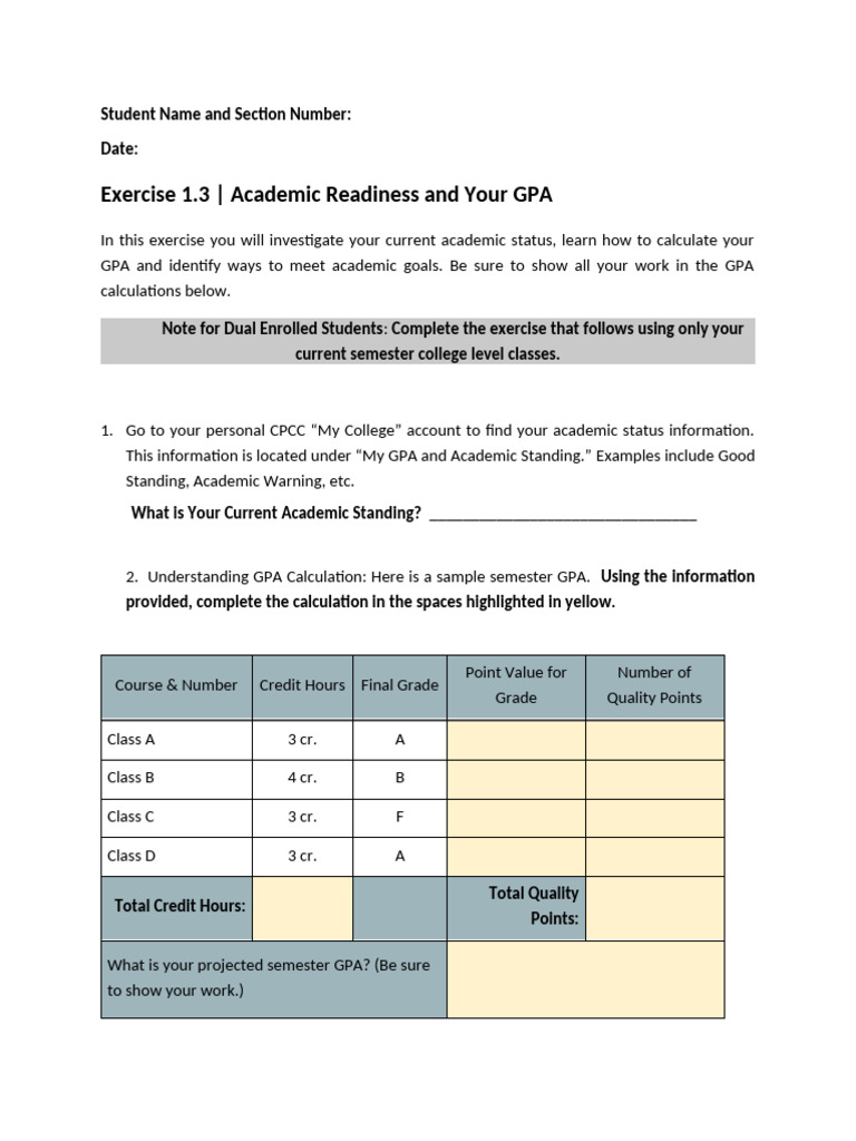 Understanding GPA and Academic Standing | PDF | Course Credit | Academia