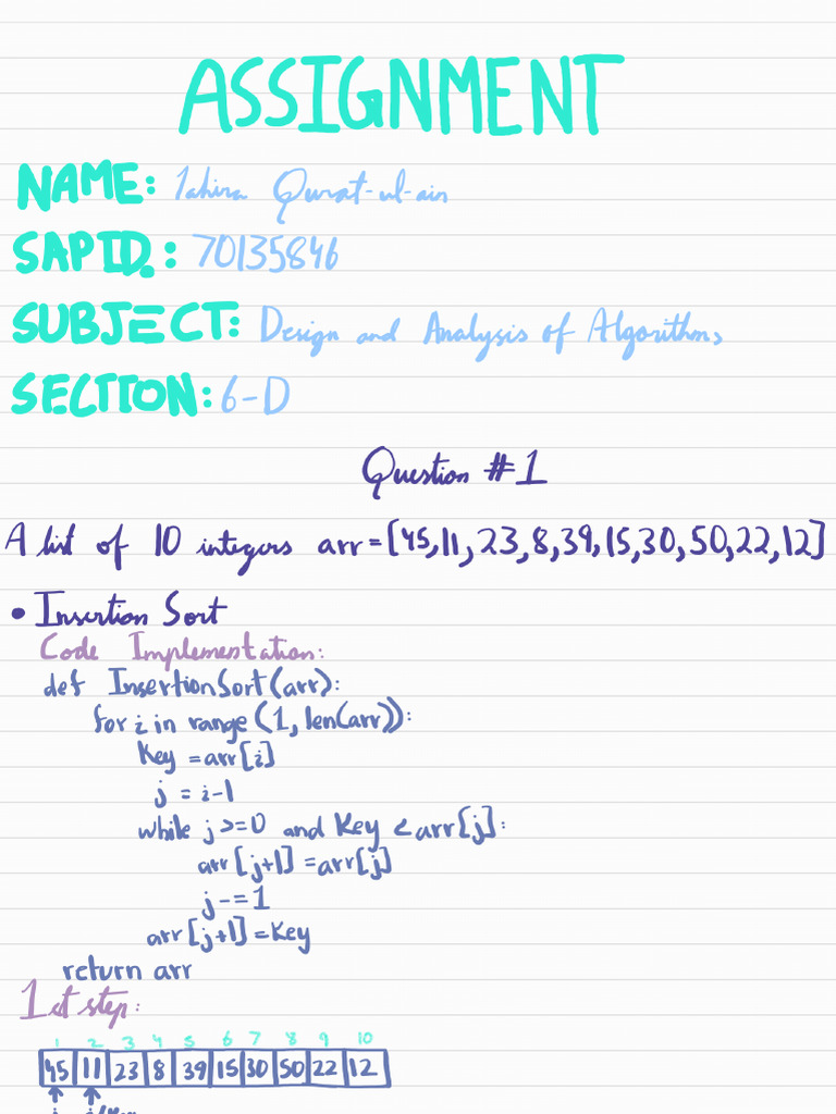 DAA ASSIGNMENT _241021_120729 | PDF