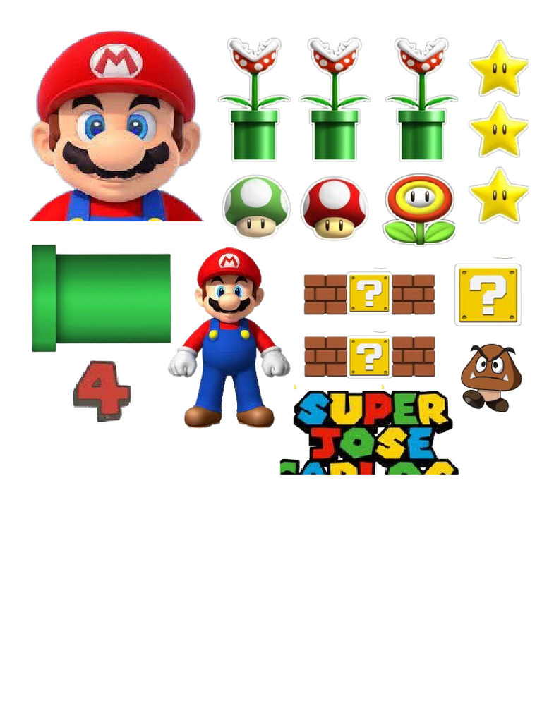Topper Super Mario | PDF