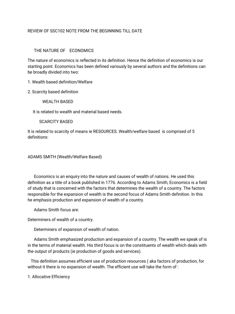 SSC 102 notes (1)-1 | PDF