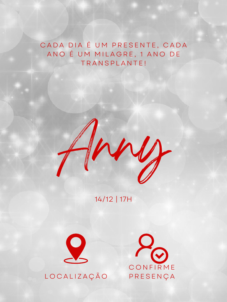 Convite Anny | PDF
