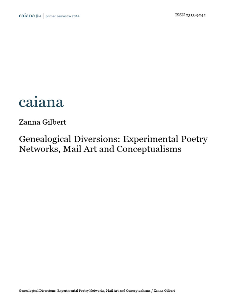Experimental Poetry and Mail Art Insights | PDF | Poetry | Aesthetics