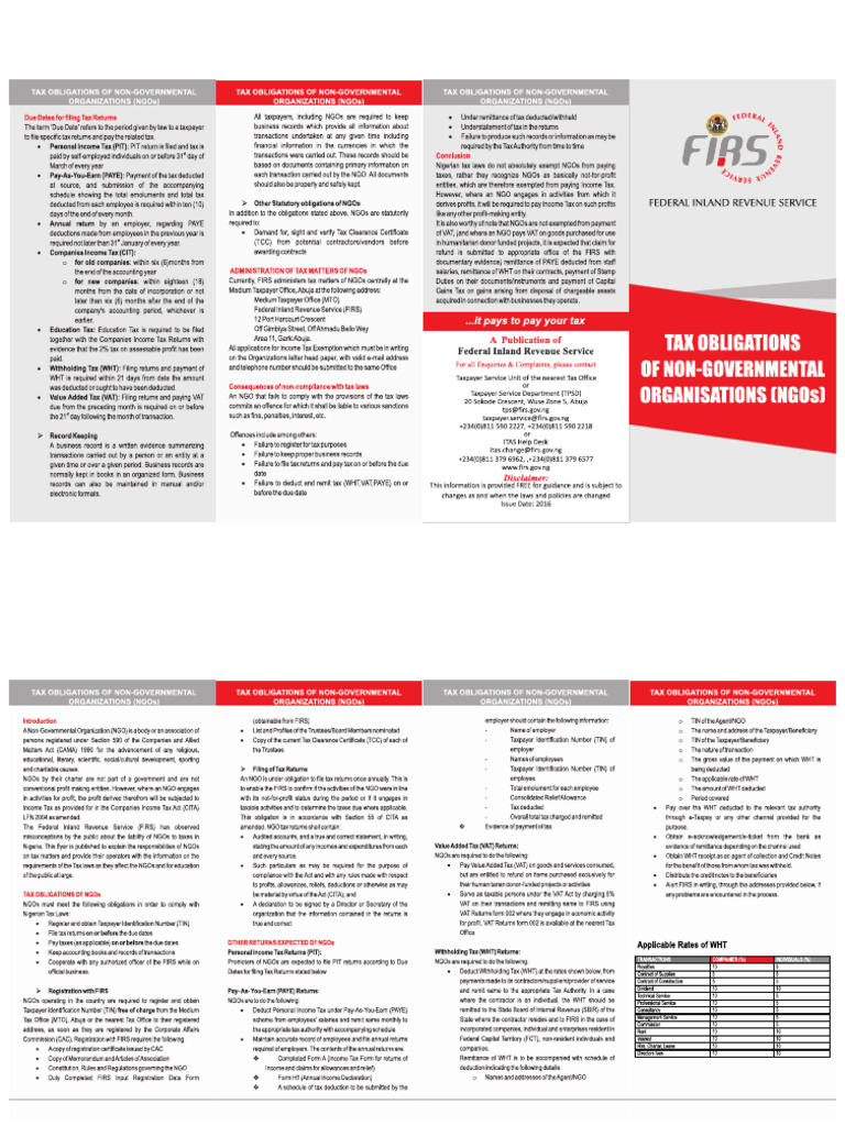 Guide For NGOs | PDF