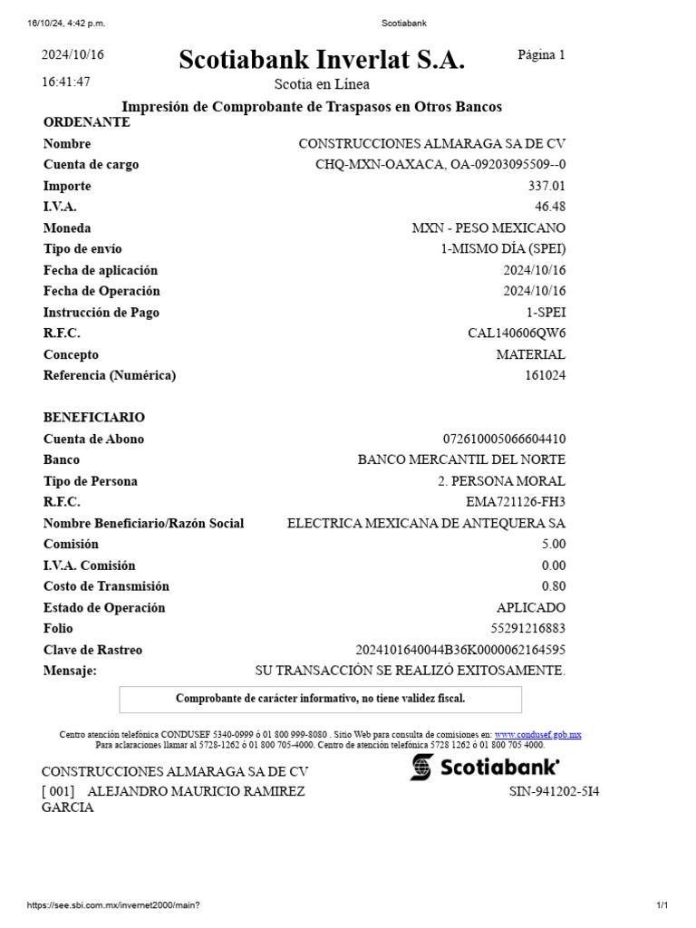 XUCHITL ELECTRICO 2 161024 | PDF | Dinero