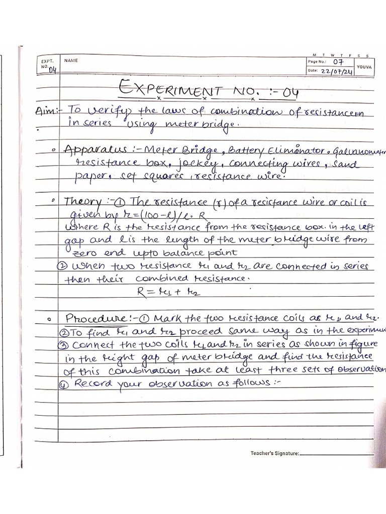 Physics Practicals | PDF