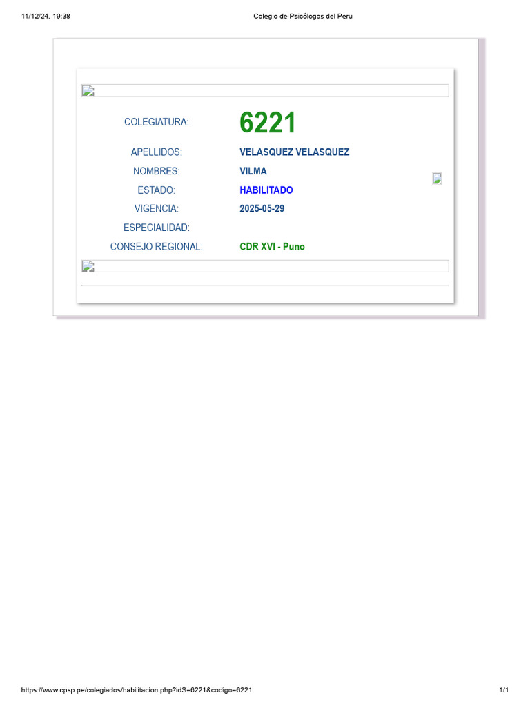 Habilitacion Vilma | PDF