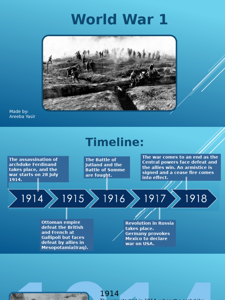 Presentation 1 | PDF | Central Powers | Allies Of World War I