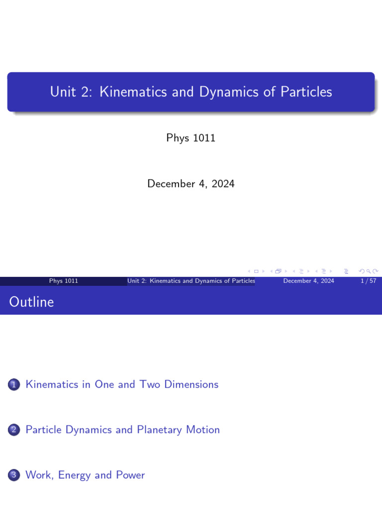 Unit 2 (I) | PDF | Force | Acceleration