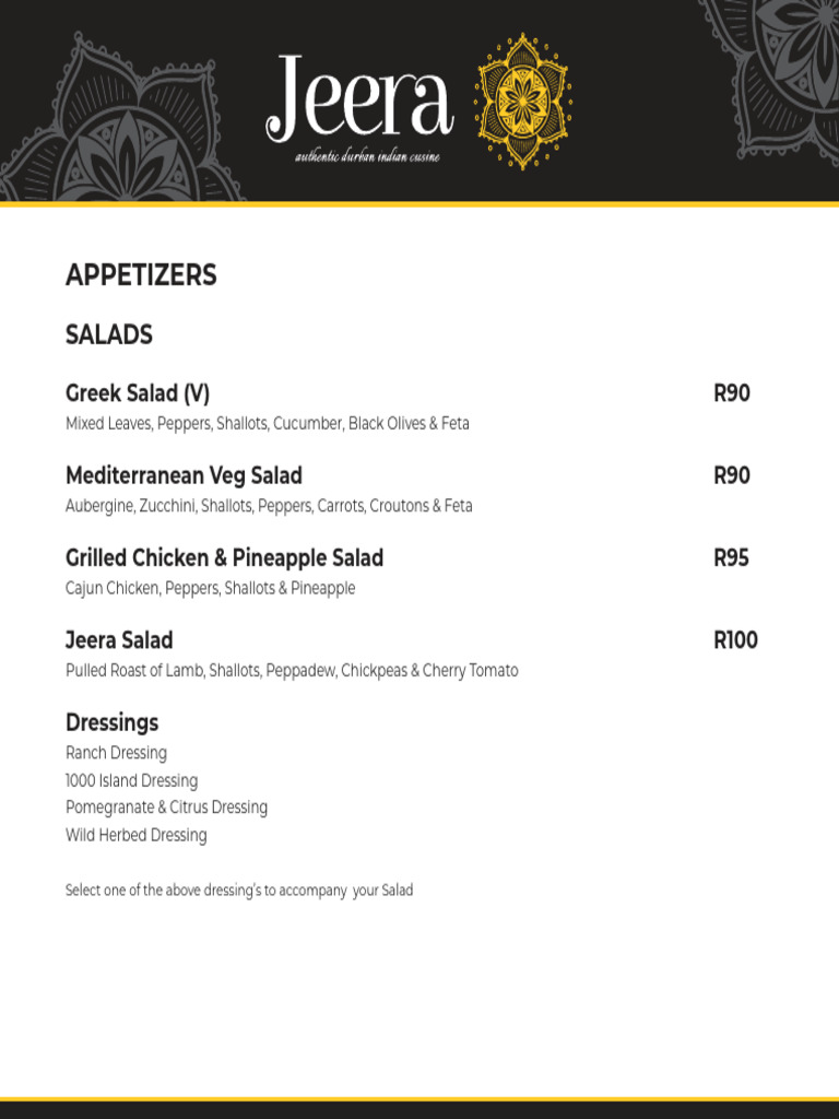 Islamabad Thai Restaurant Menu 2023 | PDF | Curry | Indian Cuisine