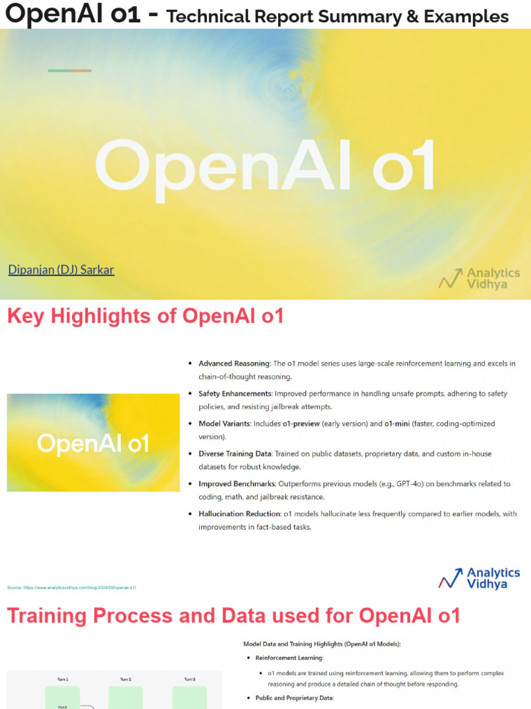 OpenAI o1: Performance & Features Summary | PDF
