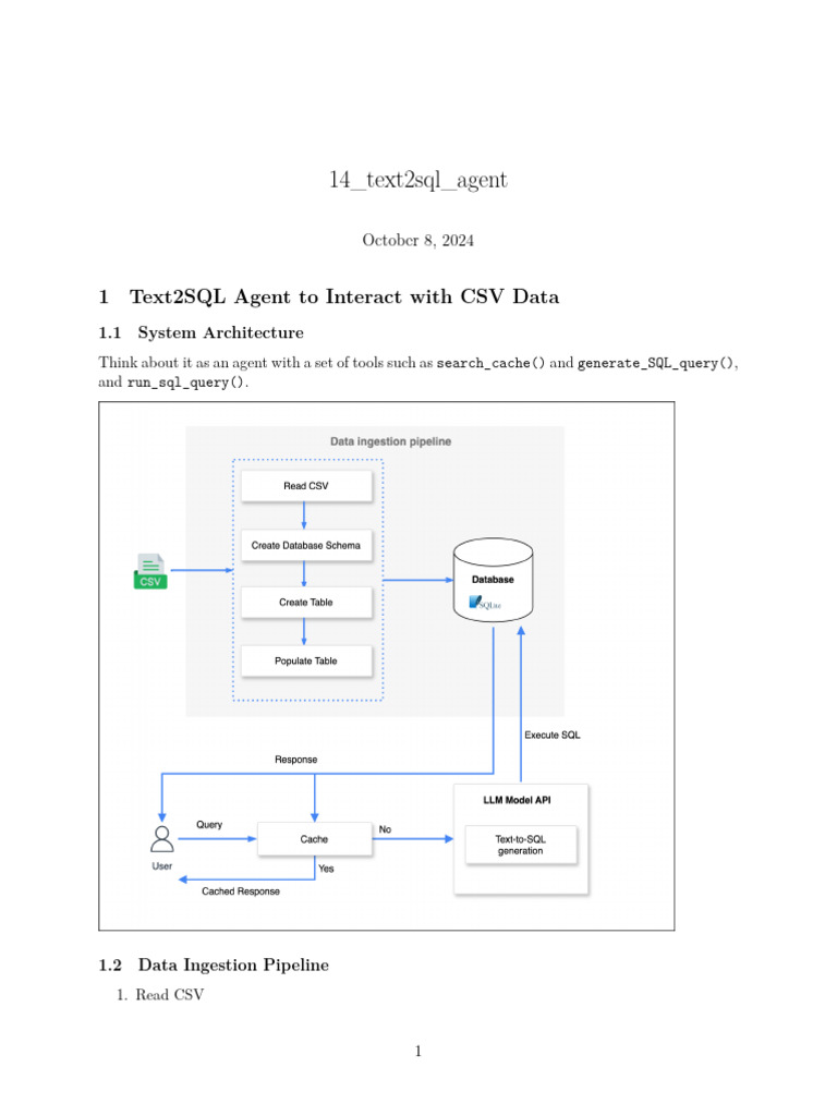 Turn CSV Data Into Text2SQL Agent | PDF | Data Management | Comma Separated Values