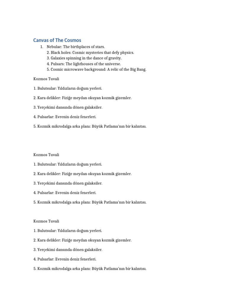 Canvas_of_The_Cosmos | PDF