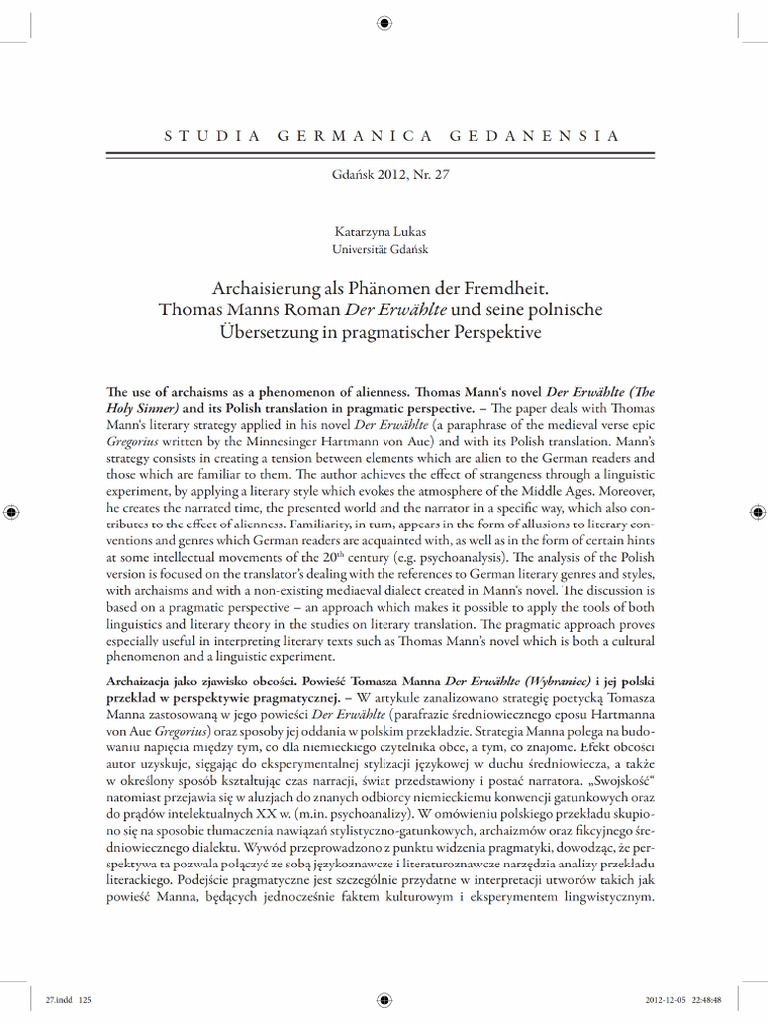 Archaisierung_SGG | PDF